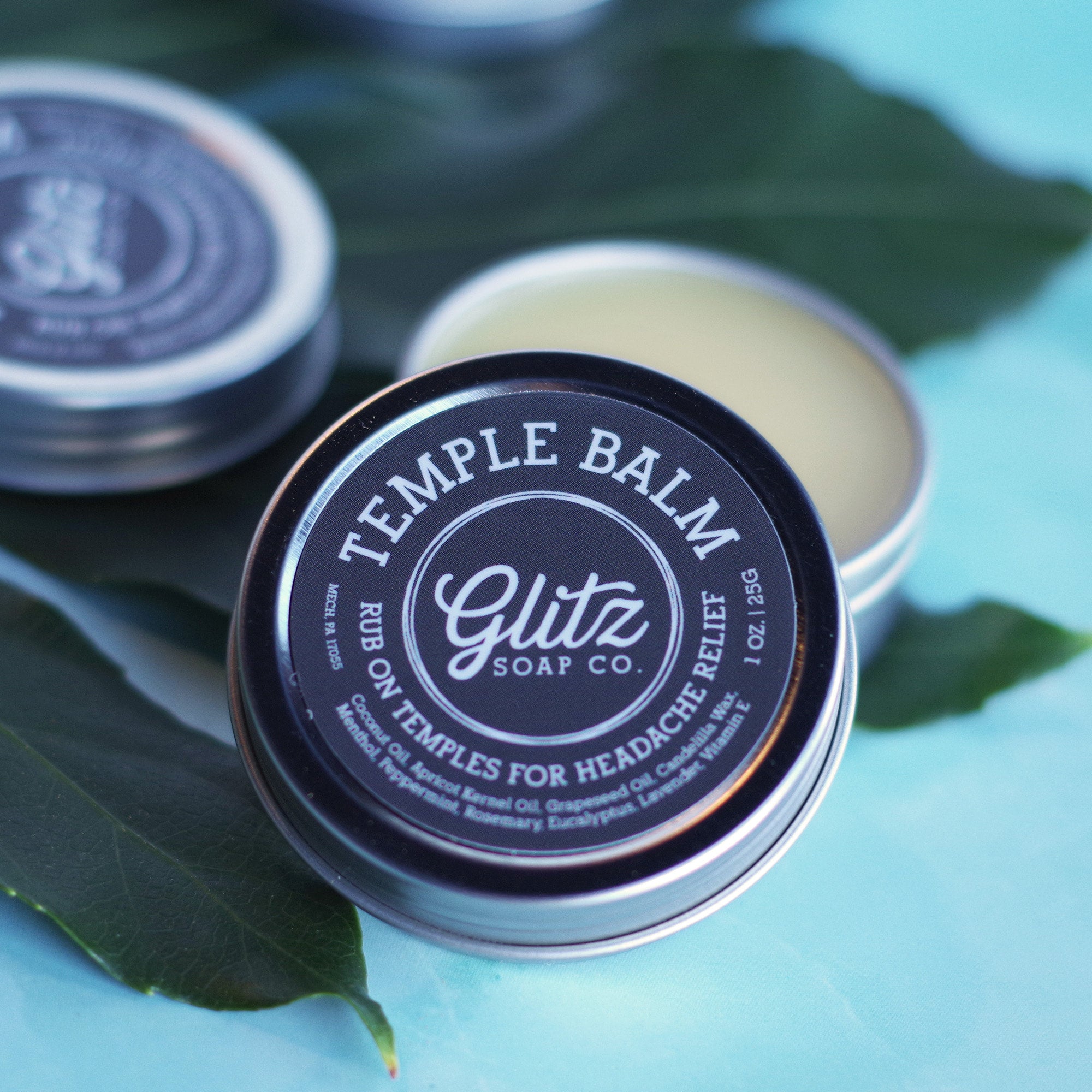 Temple Balm for Headaches - Natural, Vegan, Handmade, Eco-Friendly ...